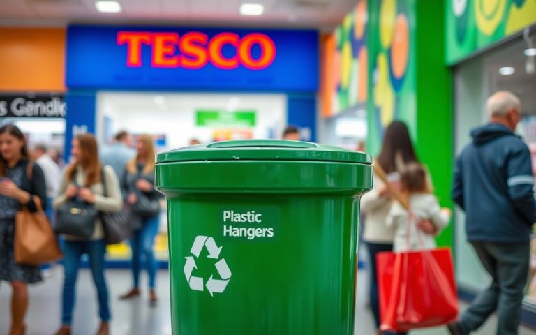 How to Recycle Coat Hangers at Tesco Stores